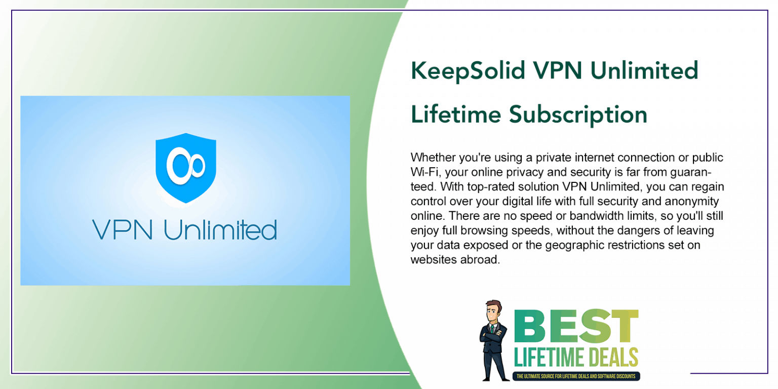 KeepSolid VPN Unlimited Lifetime Subscription KeepSolid VPN Unlimited Lifetime Subscription