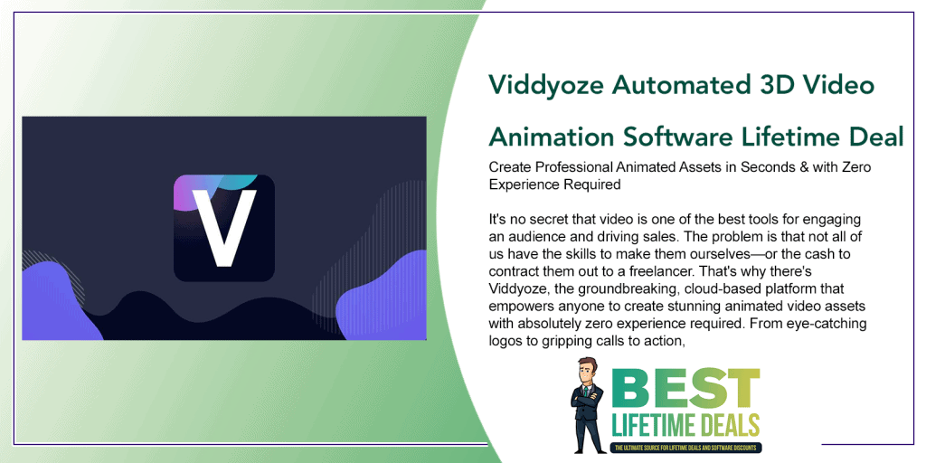 Viddyoze Automated 3D Video Animation Software Lifetime Deal