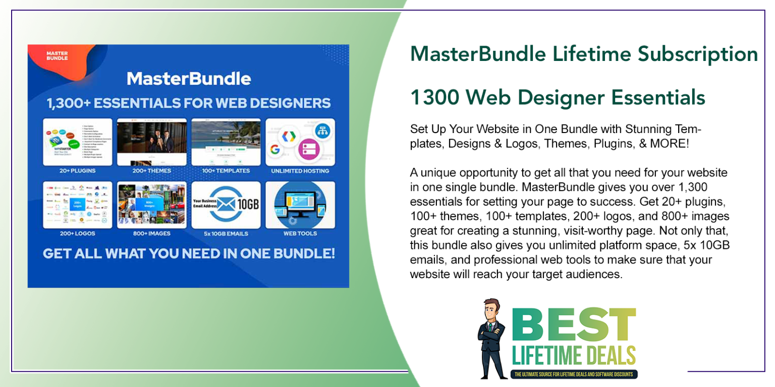 MasterBundle Lifetime Subscription 1300 Web Designer Essentials