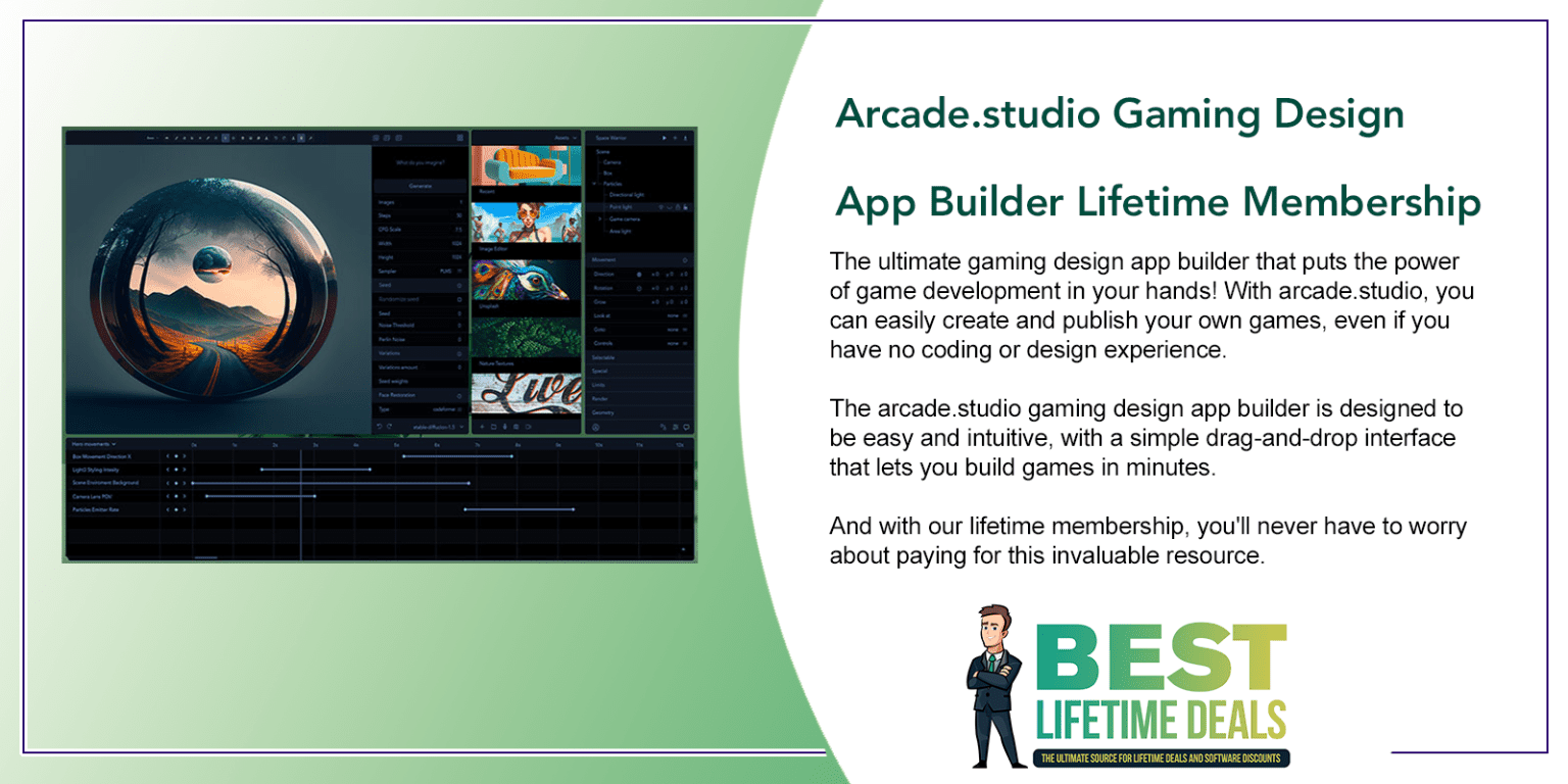 arcade.studio Gaming Design App Builder Lifetime Membership