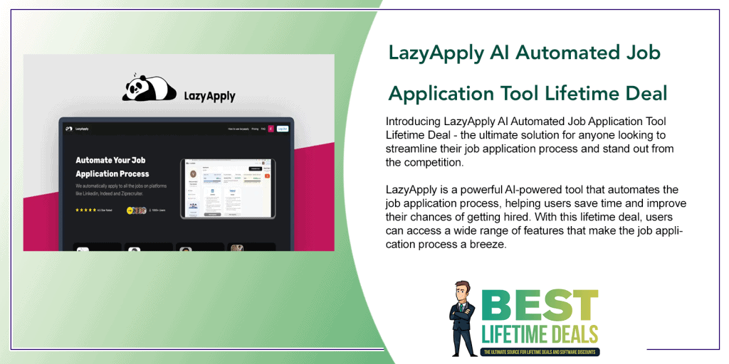LazyApply AI Automated Job Application Tool Lifetime Deal