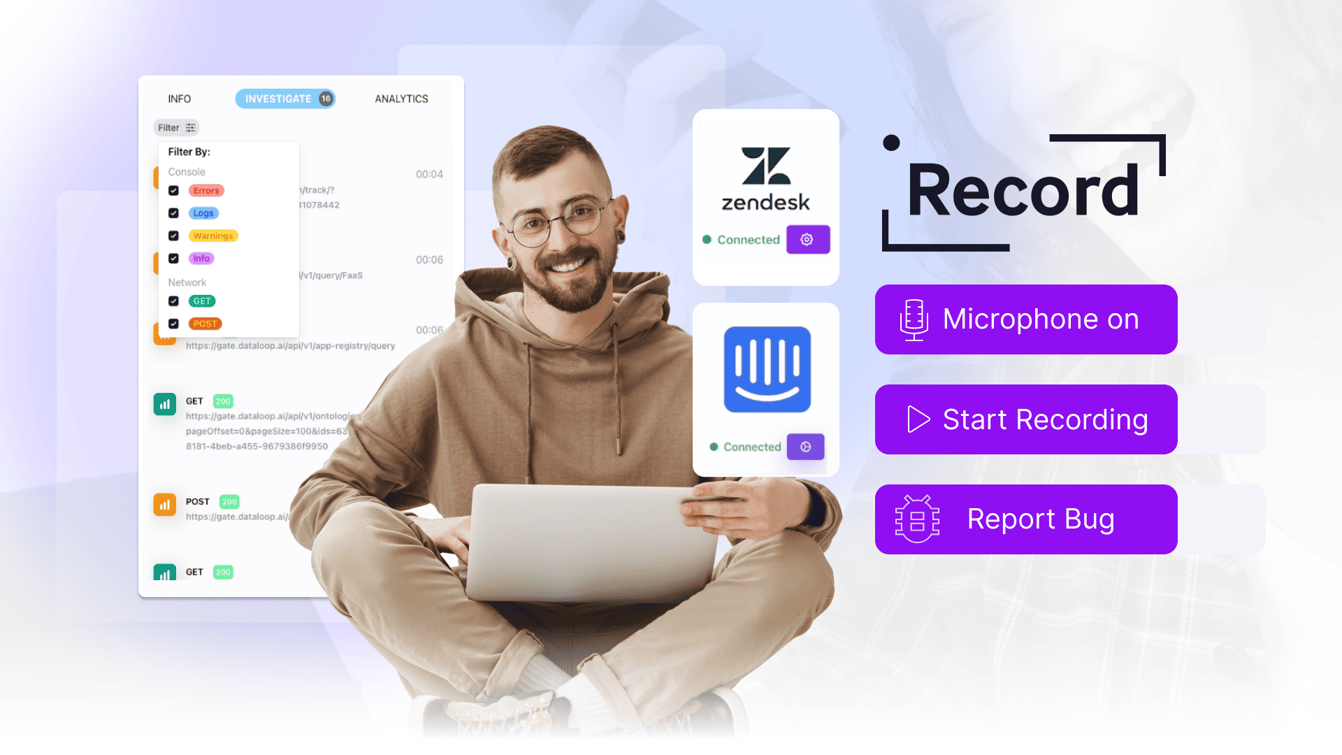 Record User Experience Screen Capture CX Data Analysis Lifetime Deal