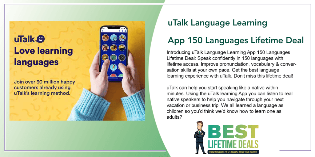 uTalk Language Learning App 150 Languages Lifetime Deal