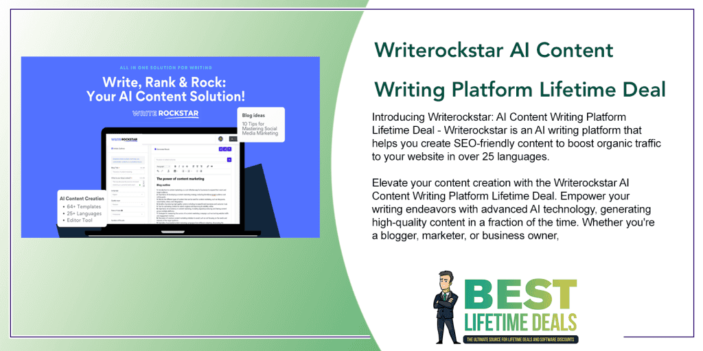 Best Lifetime Deals | Lifetime SaaS Software, Subscriptions and Courses