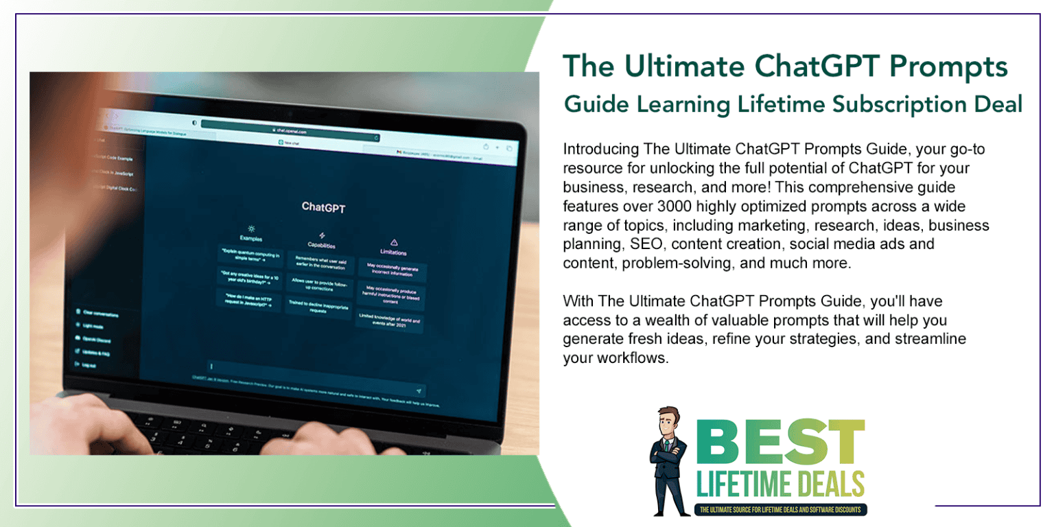 ChatGPT Prompts Guide Learning Lifetime Subscription Deal